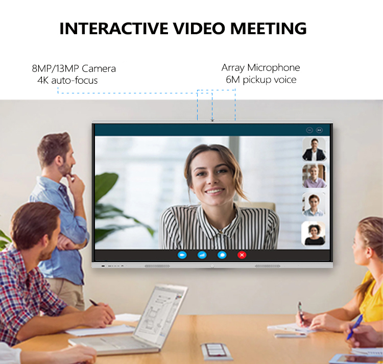 3840X2160P Smart Teaching Board ซอฟต์แวร์ไวท์บอร์ดฟรีสำหรับห้องเรียน ...